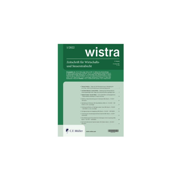 WisteV-wistra-Neujahrstagung 2022 - Wistev